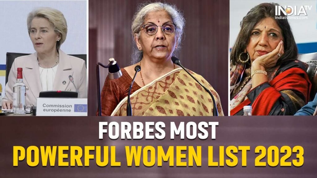 Finance Minister Nirmala Sitharaman among Forbes Most Powerful Women in ...